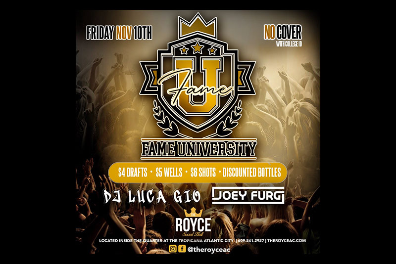 The Royce - Entertainment Calendar